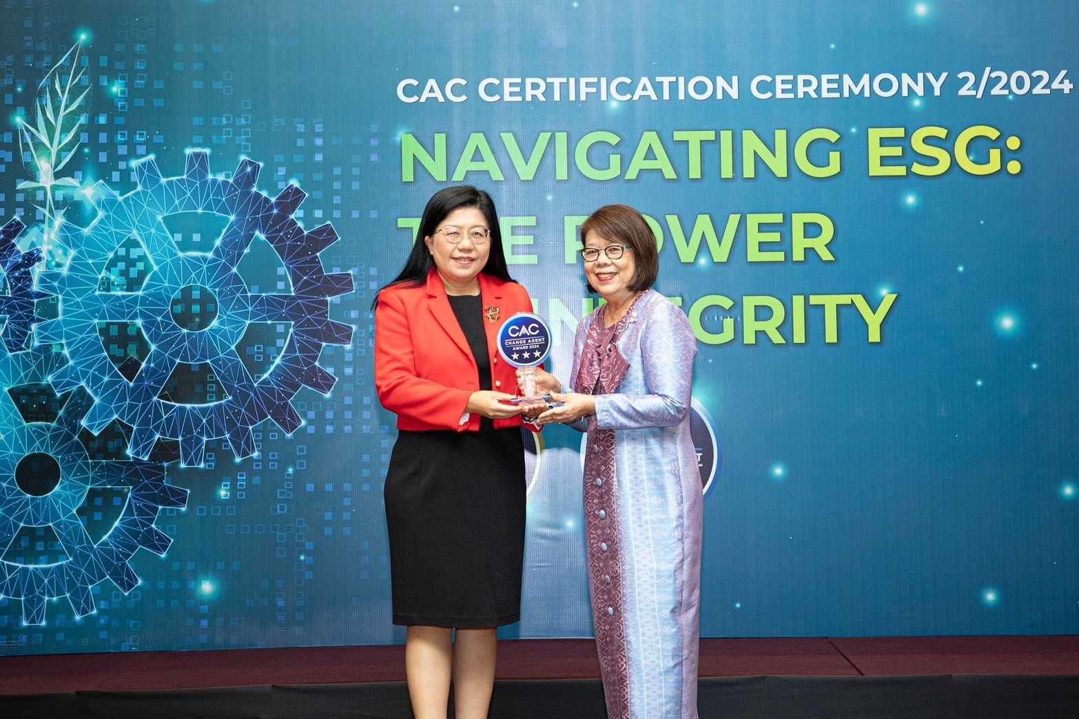 SABINA รับรางวัล CAC Change Agent Award 2024 ต่อเนื่องเป็นปีที่ 2 ตอกย้ำจุดยืนร่วมต้านคอร์รัปชัน ...